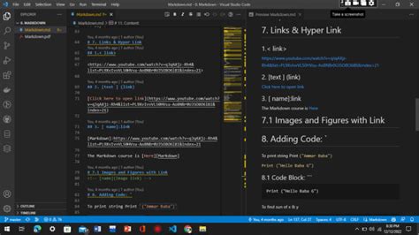 create professional readme files or documents using markdown md by