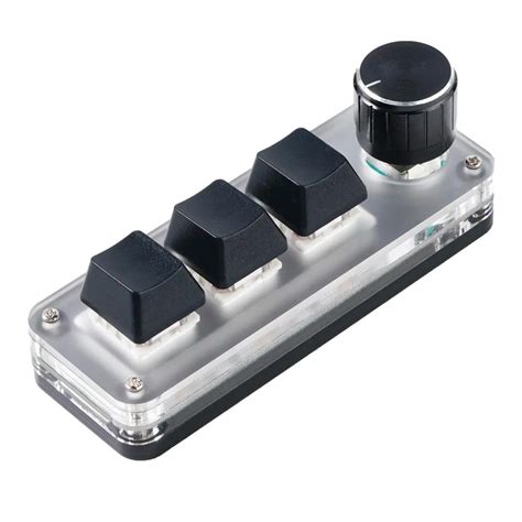 Simpad Osu Rgb Mini Keyboard 3 Keys Knob Hot Swap Macro Programming Keyboard Gaming Drawing Red 