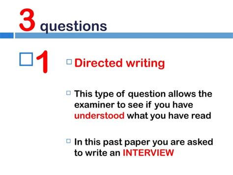 Igcse Extended Sample Ppt Screenwriting Content Production