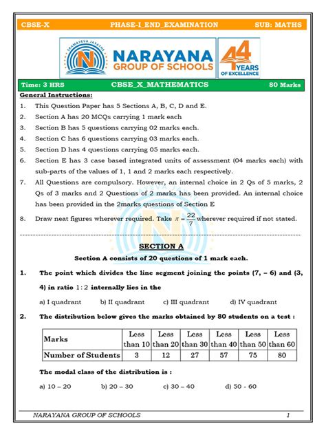 01 Cbse X Phase 1 End Practice Qp Mathematics Qp 20231017