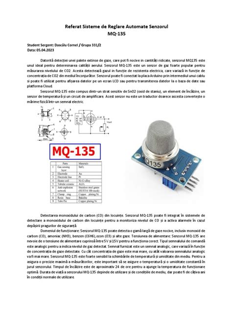 Senzor Mq 135 Pdf