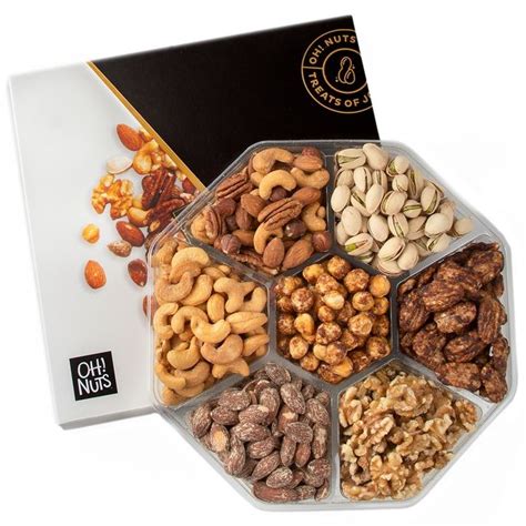 7 Section Assorted Nut Platter Nuts T Basket Assorted Nuts Nuts