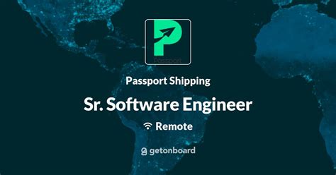 Sr Software Engineer At Passport Shipping Remote Work From Home