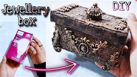 Diy Antique Vintage Jewellery Box Making At Home Jewellery Box With