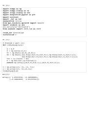 Hw1python Pdf In 2 Import Numpy As Np Import Numpy Linalg As La