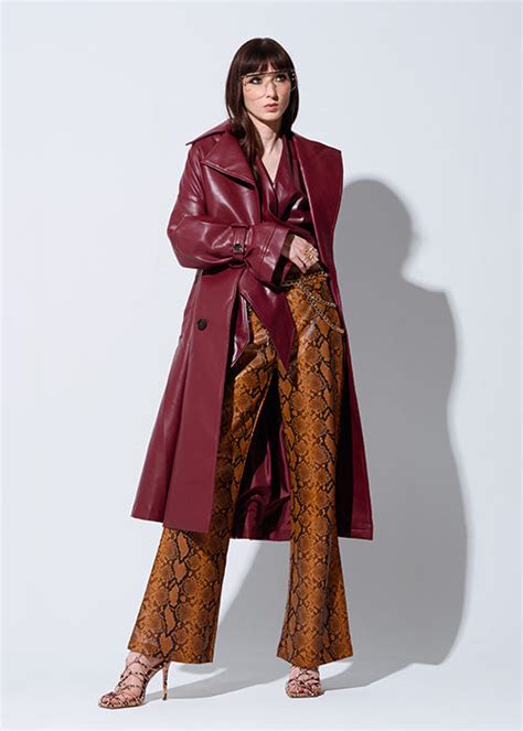Shes Different Cut Out Faux Leather Mini Dress Akira