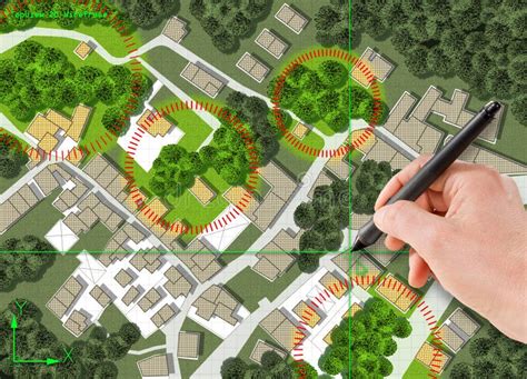 Census Of Trees In Cities Green Management And Tree Mapping Concept