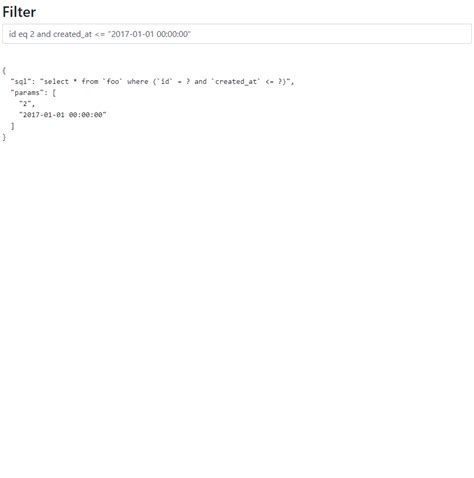 Github Railkenlara Eye Filter Your Querybuilder Using A Structured