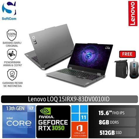Promo Lenovo Loq Id Laptop Gaming I Hx Gb Gb Ssd Rtx Gb Hz Win Home