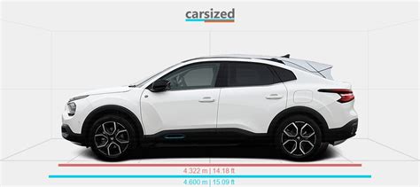 Dimensions Citroën C4 X 2022 Present Vs Cupra Born 2021 Present