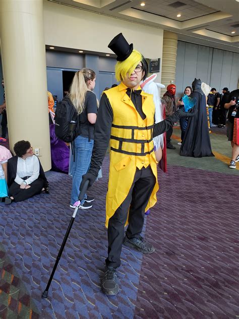 I Put Together A Bill Cipher Cosplay For My Local Convention It Was