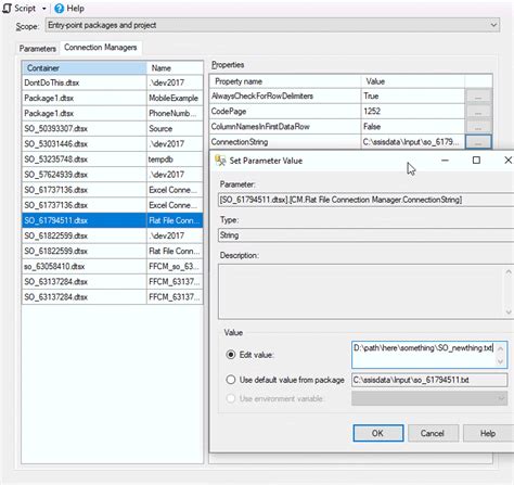 Visual Studio 2015 I Have A Production Ssis Project And I Need To