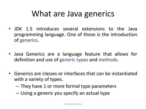 Ppt Generics Powerpoint Presentation Free Download Id2563340