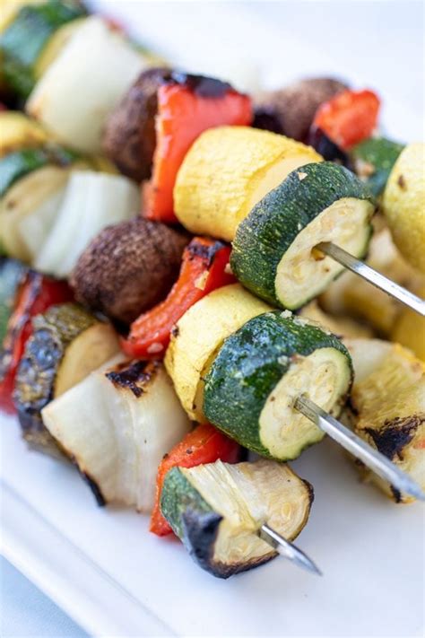 The Best Grilled Vegetable Kabobs