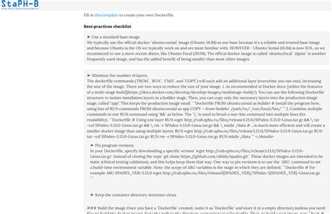 Bug Docs Formatting Contributing Guidelines Issue Staph B Docker Builds Github