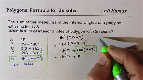 How To Calculate The Angle Of Polygon