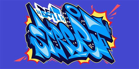 Premium Vector Word Street Graffiti Style Font Lettering Vector