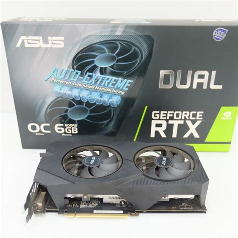 Vga การ์ดแสดงผล Asus Dual Evo 06g Rtx 2060 D6 6g มือสอง Shopee Thailand