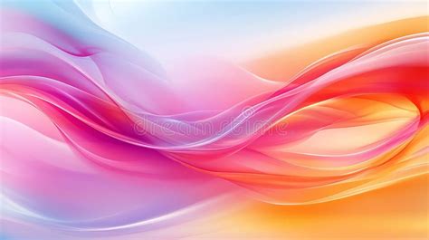 Abstract Pastel Waves Flowing Seamlessly Together Stock Image Image Of Abstract Waves 364445465