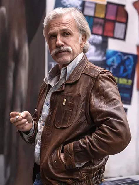 Danny Dolinski Old Guy 2025 Brown Leather Jacket Eve Suiting