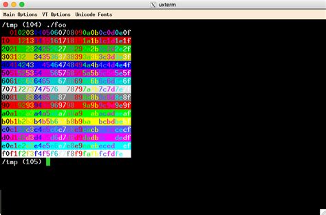 Windows Color A Color B Equivalent On Bash Terminal Unix Linux Stack Exchange