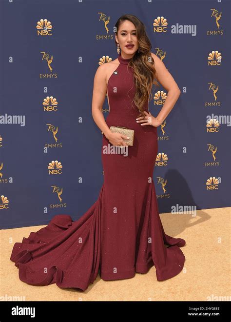 Qorianka Kilcher At The 70th Primetime Emmy Awards Held At Microsoft