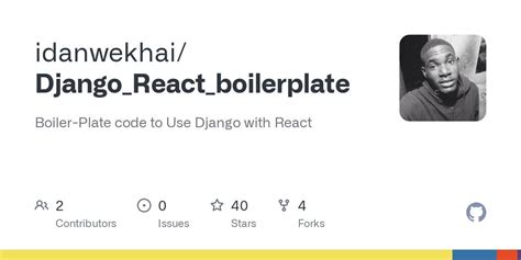 Boilerplate Code For Using Django And React Already Configured Rreactjs