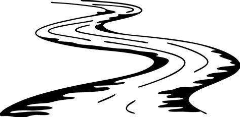 River Outline Vector Art Icons And Graphics For Free Download