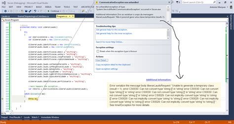 Net C Integration With Siscan Web Service Stack Overflow