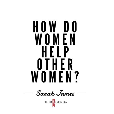 A Peek Inside Her Agenda Sarah James