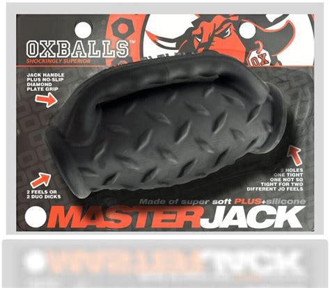 Oxballs Masterjack Double Penetration Jo Sleeve Black Ice Ab 7595