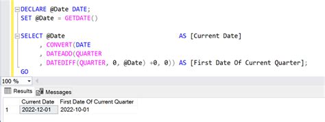 Sql Server 2022 Tsql How To Get Previous Current And Last Quarter