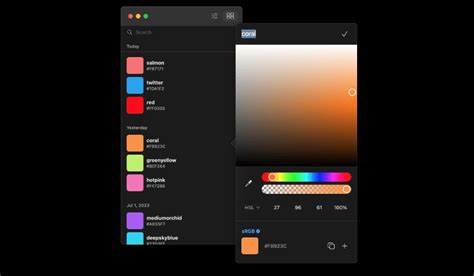 Color Picker App For MacOS Inspired By Figma