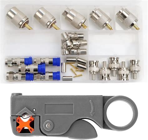 Coaxial Cable Tool Kit Fpl 259 Uhfbnc 58 Male Coaxial Cable