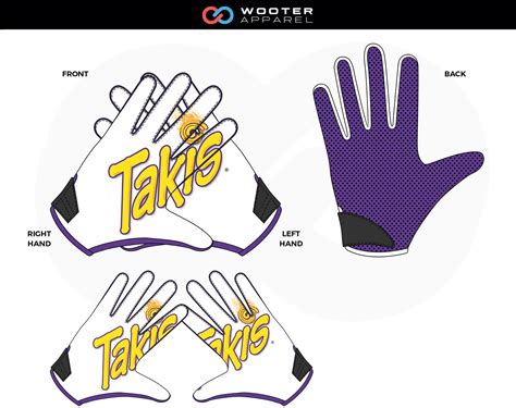 Custom Receiver Gloves Football Receiver Gloves Wooter Apparel