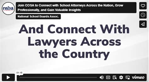 Council Of School Attorneys Cosa National School Boards Association