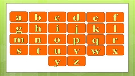 Small Letter Alphabet A B C D E F G H I J K L M N O P Q R S T U V W X Y Z Youtube