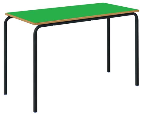 Stacking Rectangle Classroom Table 1200x600mm MDF Bullnosed Babe Furniture Pupil Chair