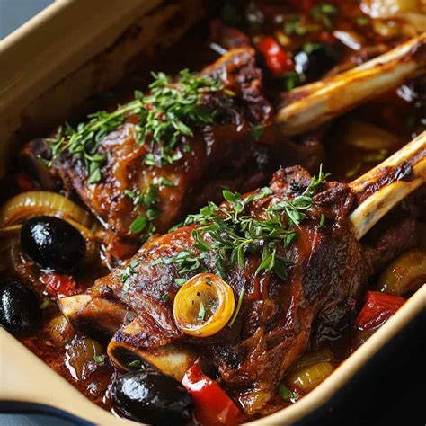 Oven Lamb Shanks Becs Table