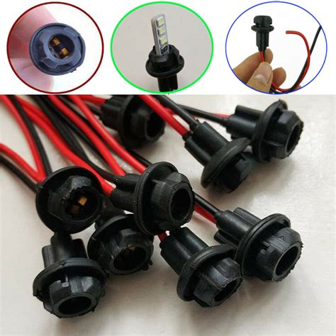 Car T10 Socket Extension Led Light Bulbs W5w T10 Light Bulb Socket Wire