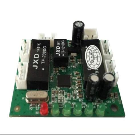 Mini Design Ethernet Swap Circuit Board For Ethernet Swap Module 10 100mbps 5 Port Pcba Board