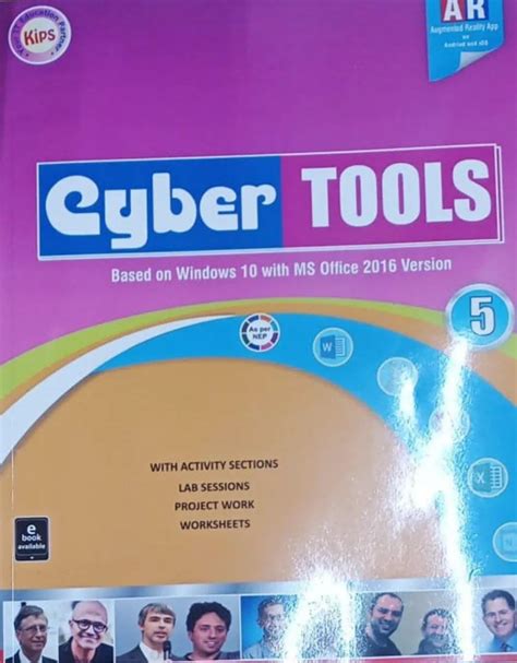 Cyber Tools Windows 10 Ms Office 2016 For Class 5 Latest Edition 2024