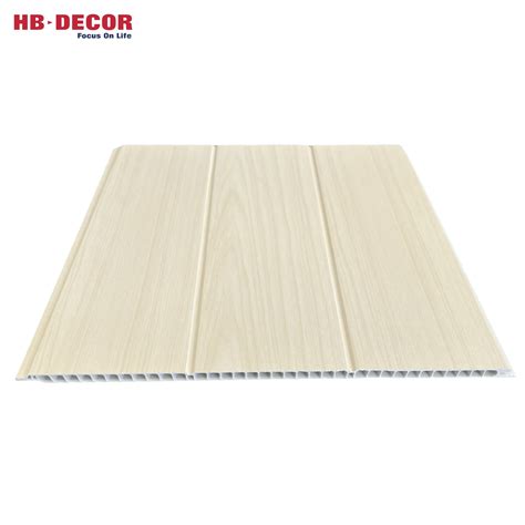 Upvc Cladding Exterior Safe Pvc Panel White Oak Wooden Haining Haobo Building Materials