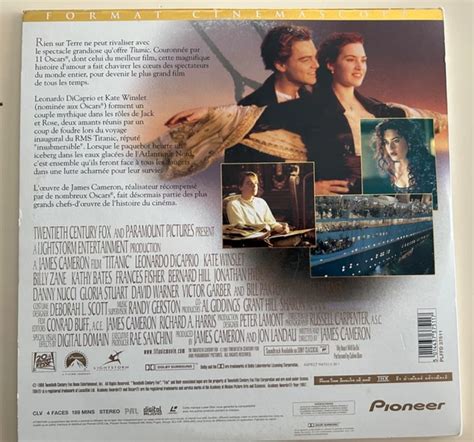 Laserdisc Coffret Titanic Leonardo Dicaprio Kate Winsley 4