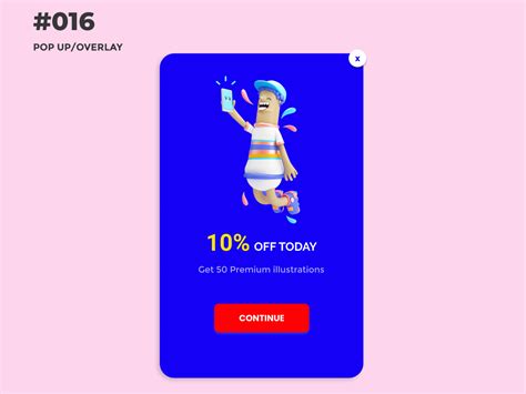 DAILY UI 016 POP UP By Esther Daniel On Dribbble