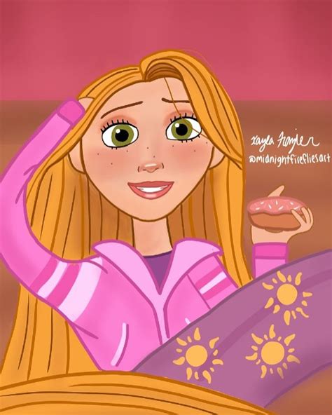 Ralph Breaks The Internet Rapunzel Digital Drawing By Kayla Frazier