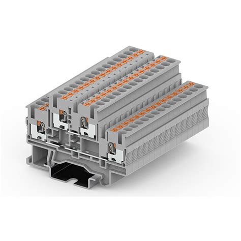Push In Spring Type Terminal Block China Factory Terminal Block And DIN Rail Terminal