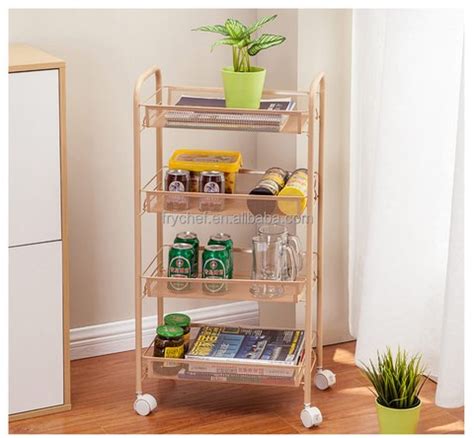 Buy Metal Mesh Rolling Cart Tier Wire Mesh Trolley Cart White Grey Black Cart With Wheel