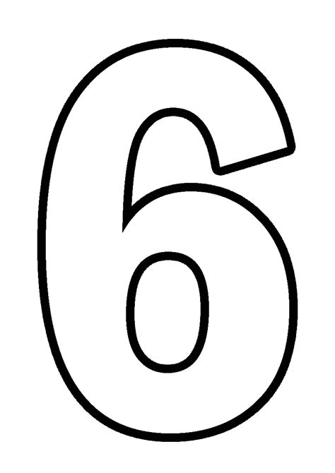 Цветные цифры формат а4 скачать Molde De Números Molde Numero 1