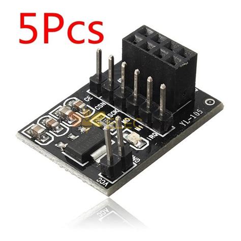 5pcs Socket Adapter Module Board For 8 Pin Nrf24l01 Wireless Transceiver